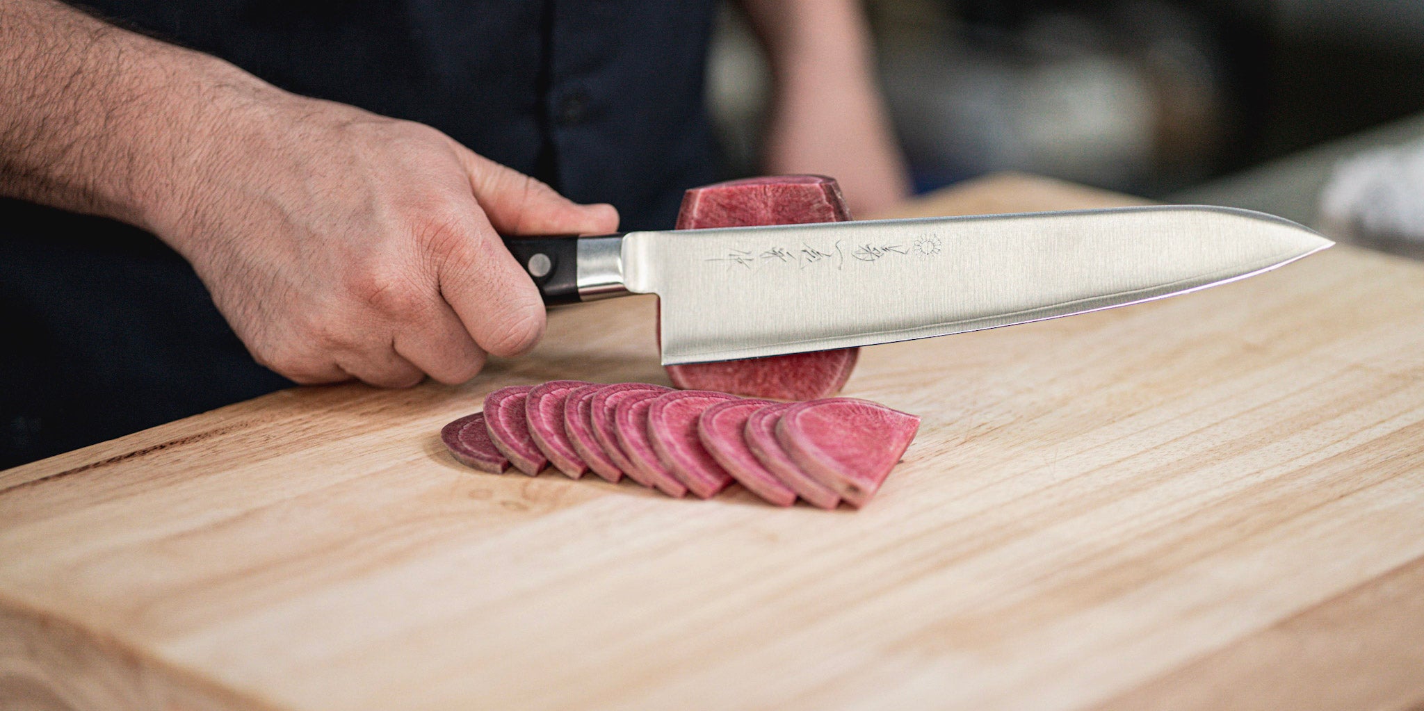Kikuichi Cutlery | GS Series Gold Warikomi Gyuto